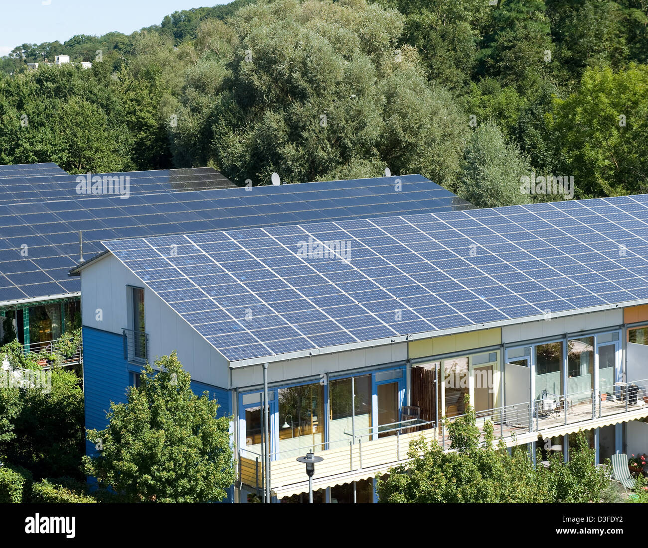 Freiburg, Germany, Solar Community in the Vauban quarter Stock Photo - Alamy