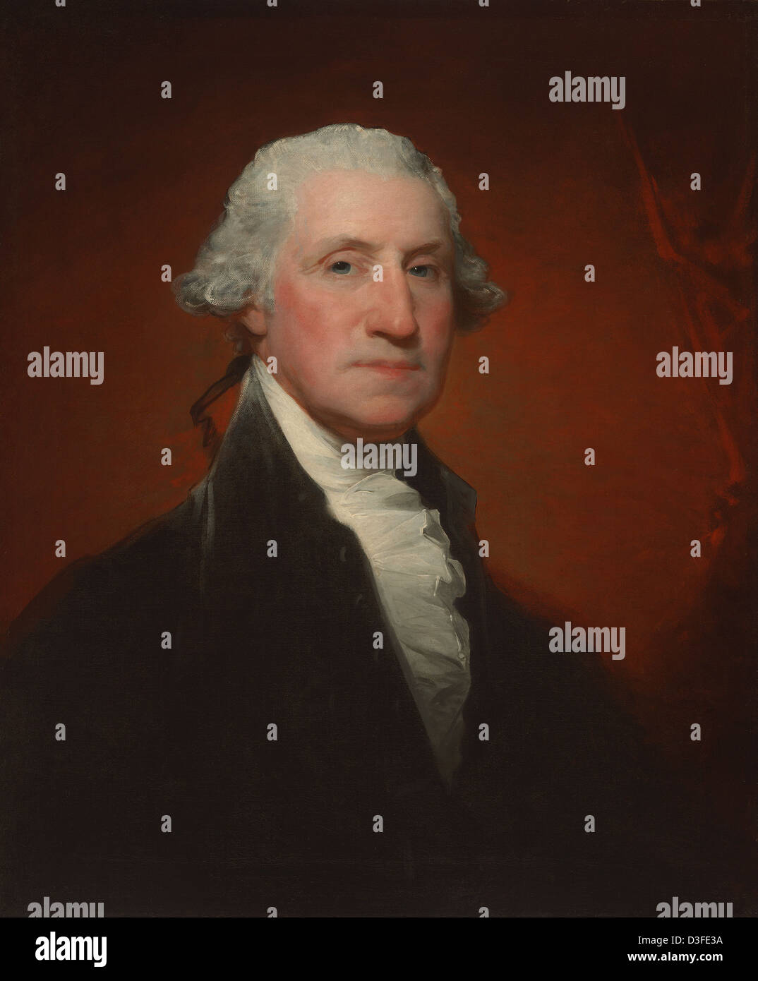 Gilbert Stuart, George Washington (Vaughan-Sinclair portrait), American ...
