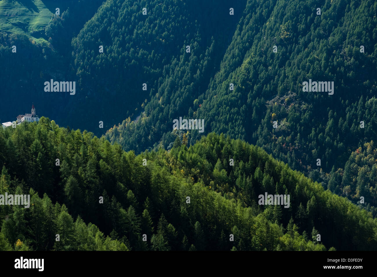 Senales, Italy, overlooking Val Senales on Katharinaberg Stock Photo ...