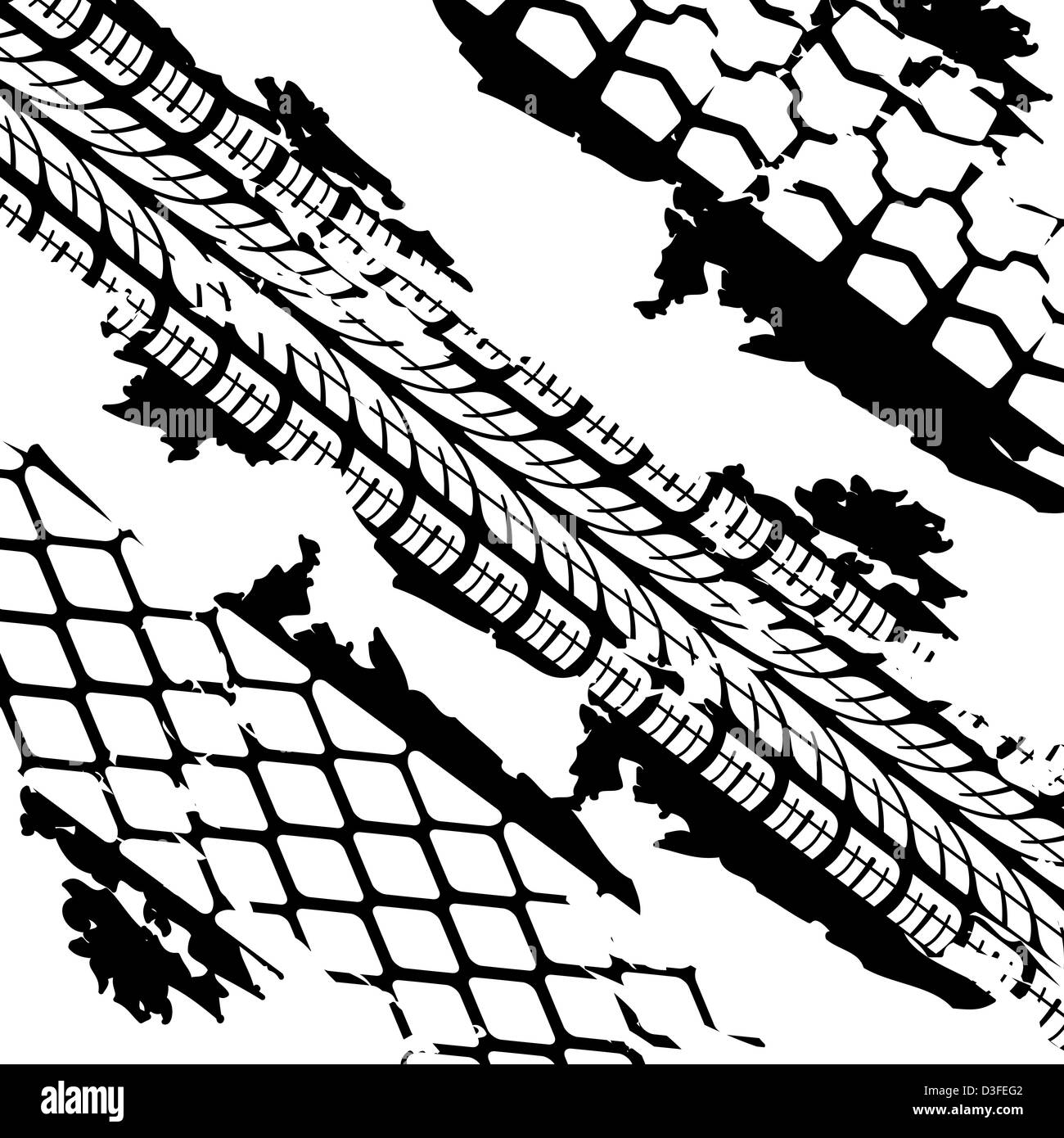 Abstract background tire prints Stock Photo - Alamy