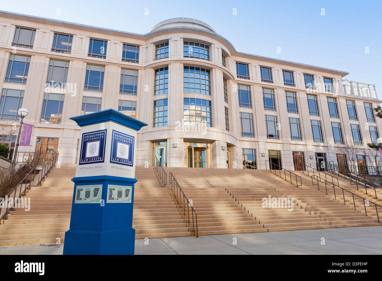 Georgetown University Law Center building - Washington, DC USA Stock ...