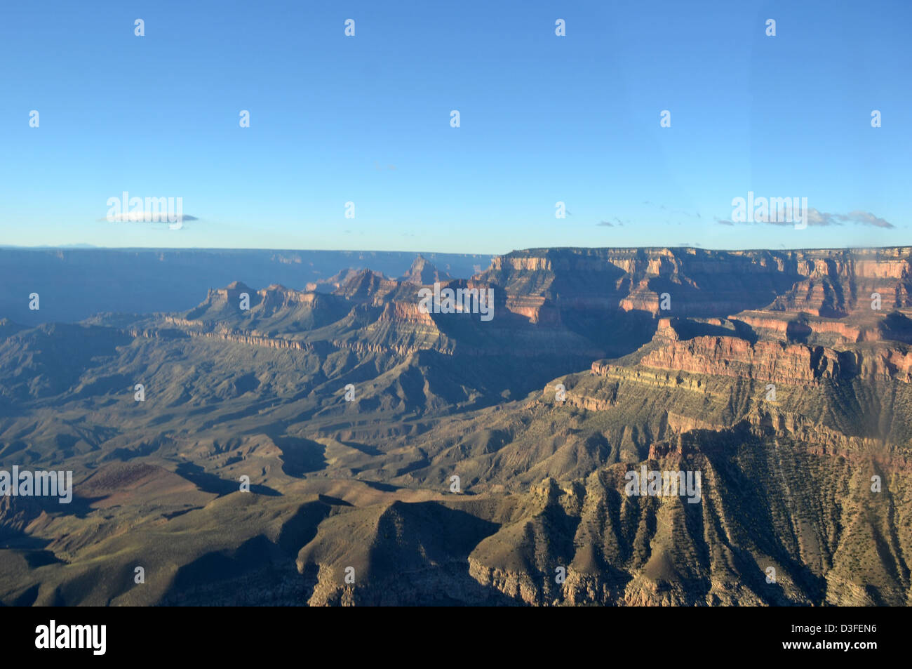 The aerial view of Cape Final on the North Rim of the Grand Canyon ...