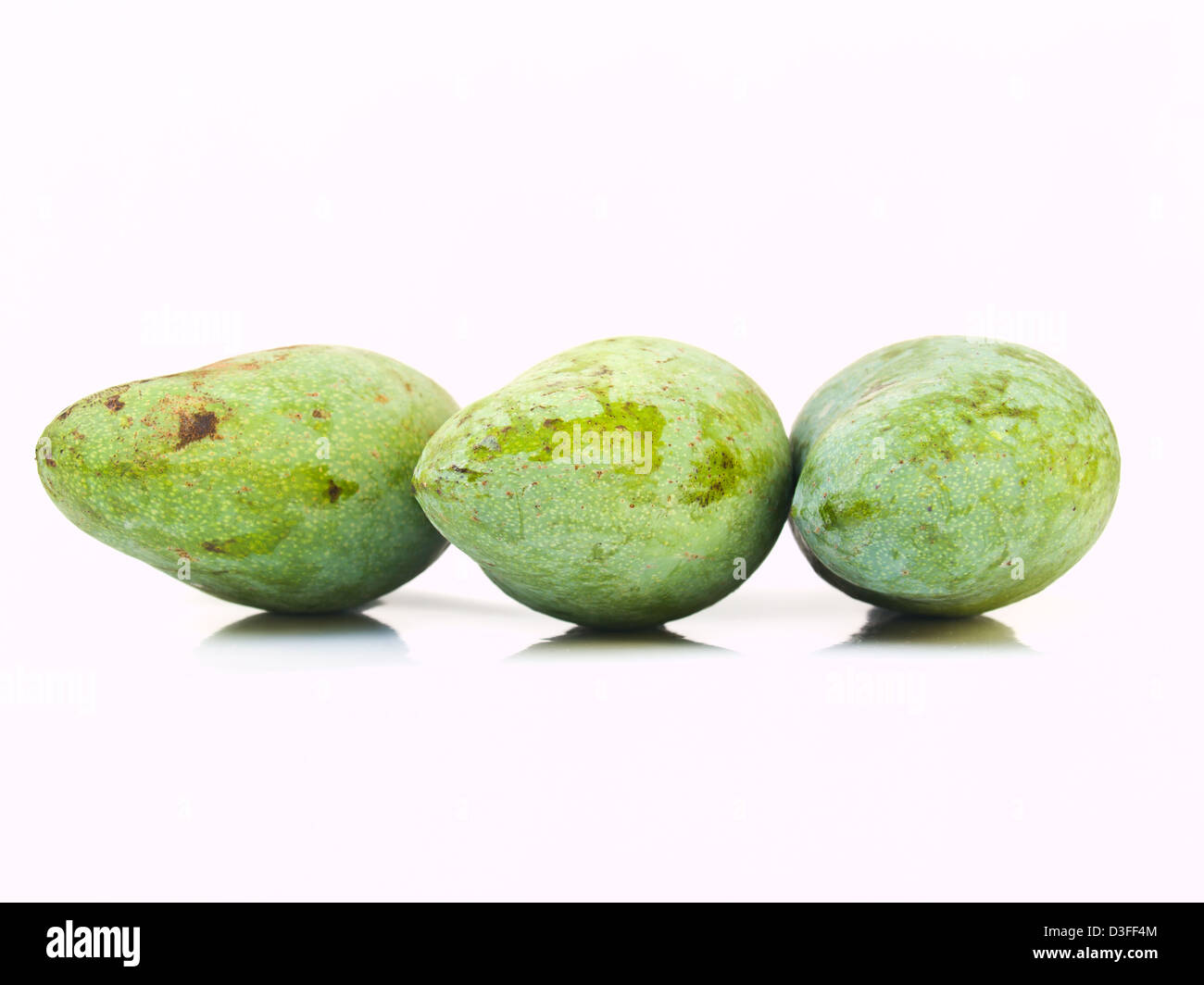 Green mangoes from Thailand Stock Photo - Alamy