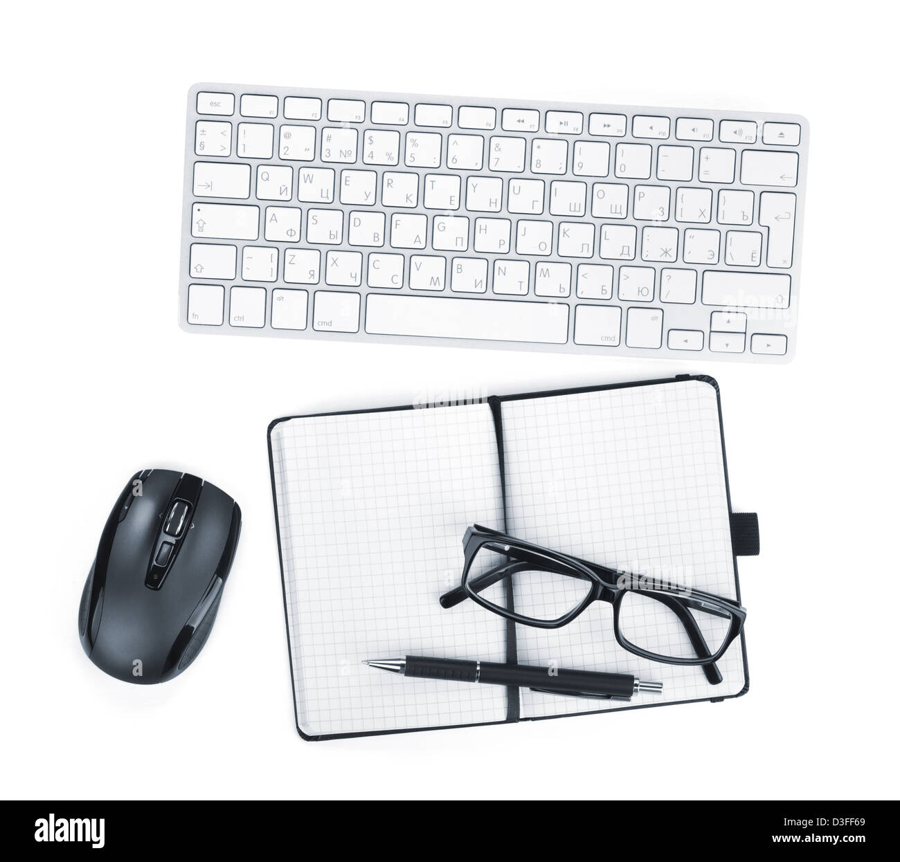 Glasses and peripheral devices hi-res stock photography and images - Alamy