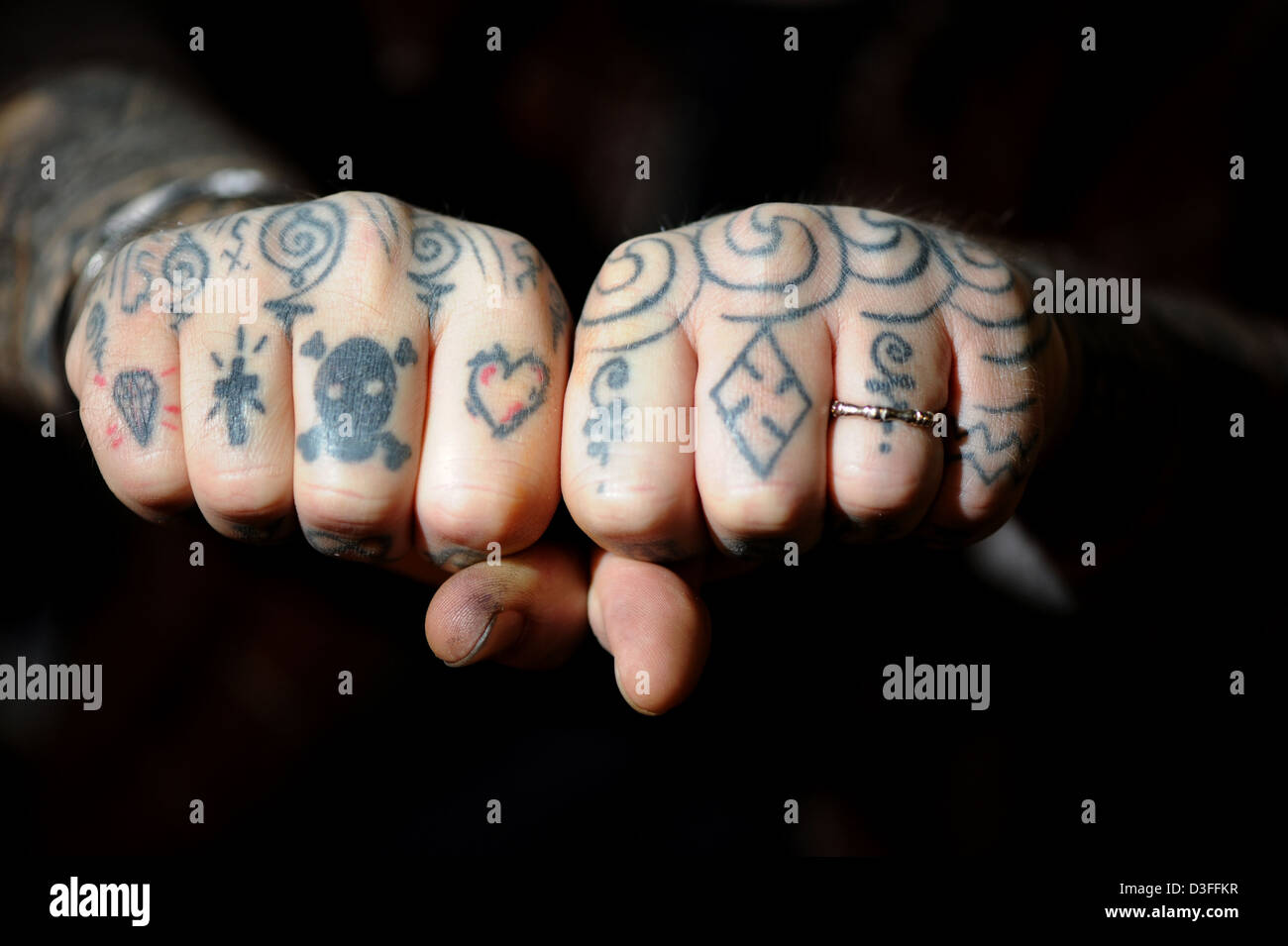 Berlin germany tattooed hands hi-res stock photography and images - Alamy