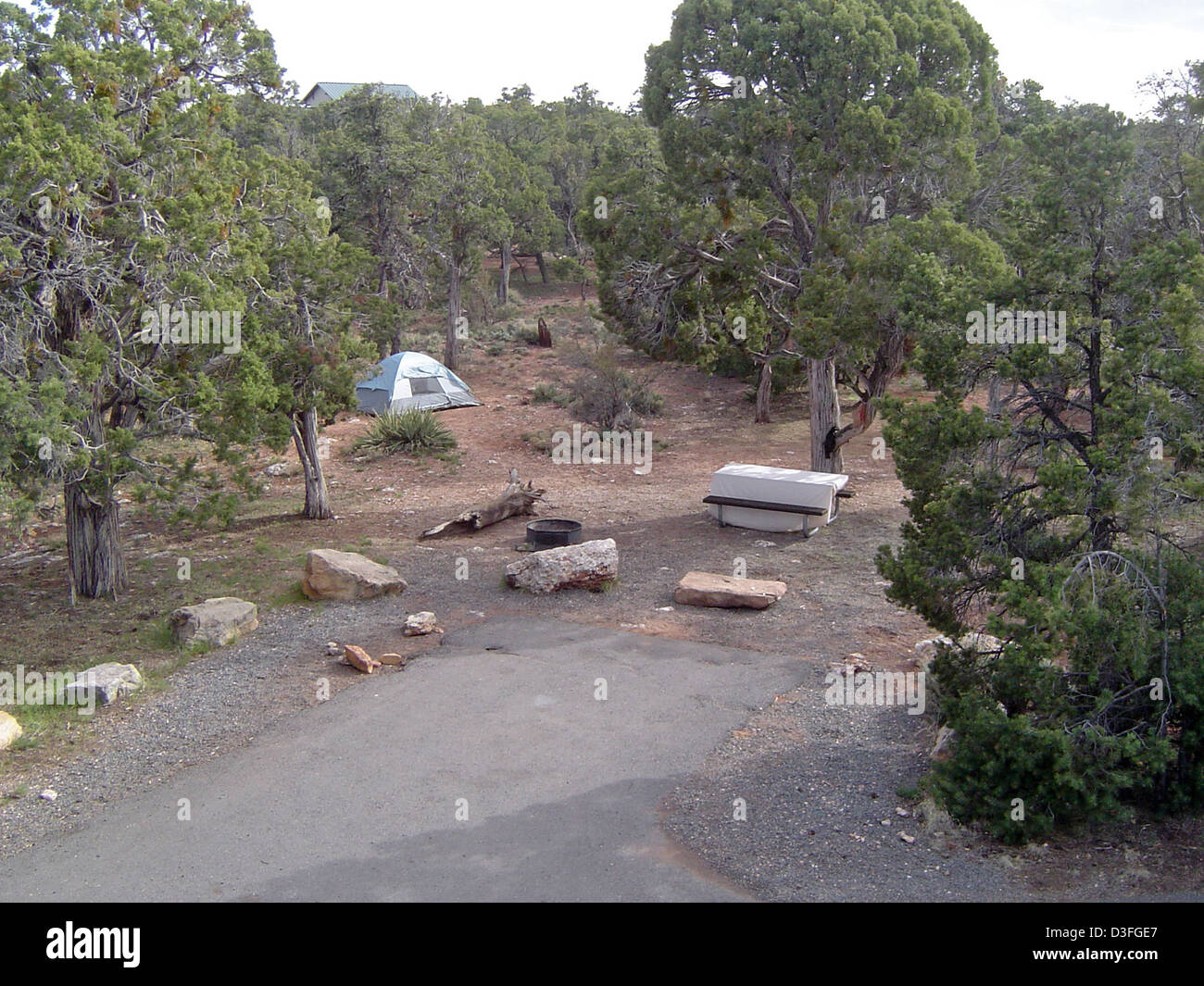 The Desert View Campground, located in Grand Canyon National Park ...