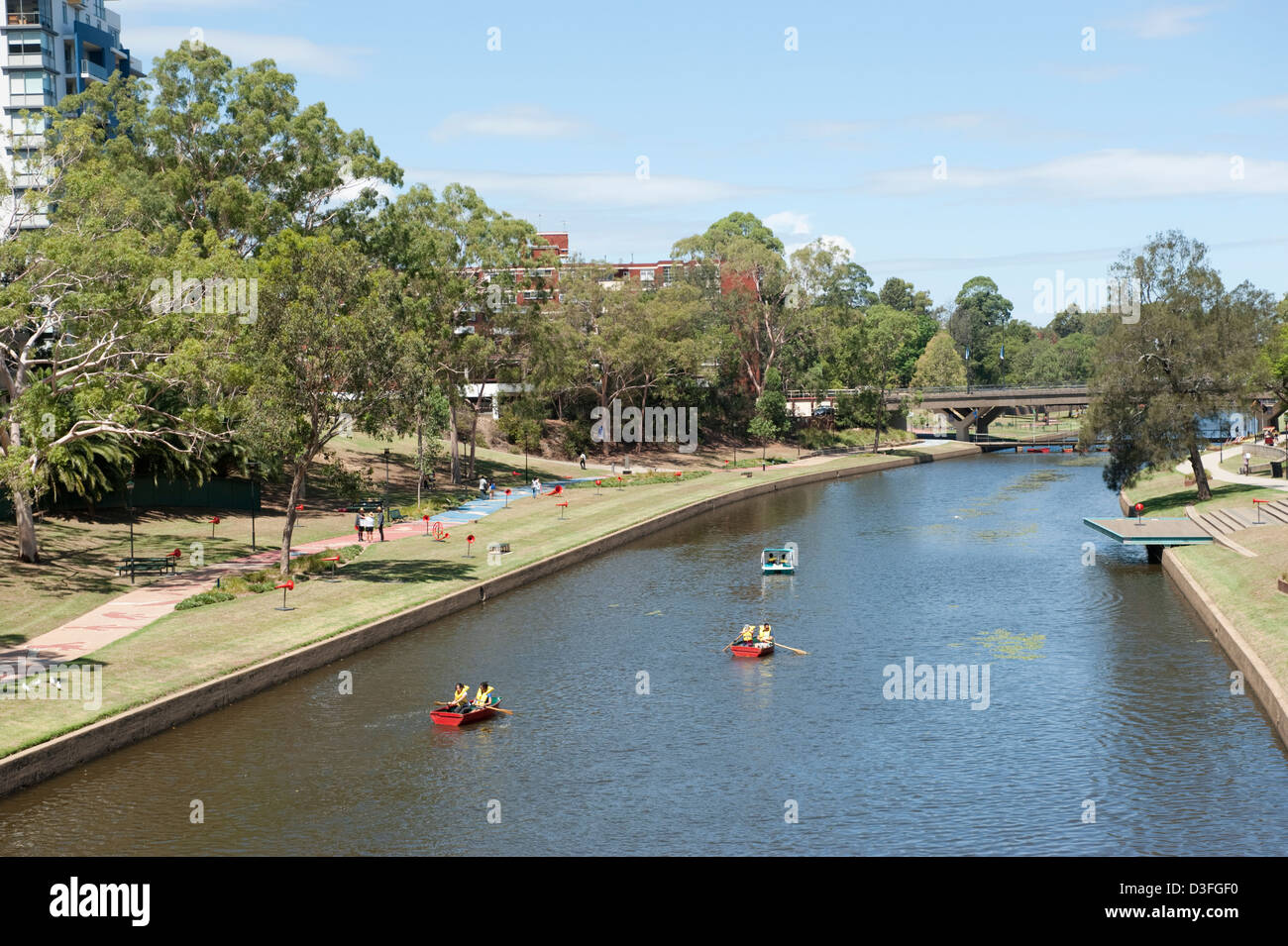 Boating on the Parramatta river Stock Photo - Alamy