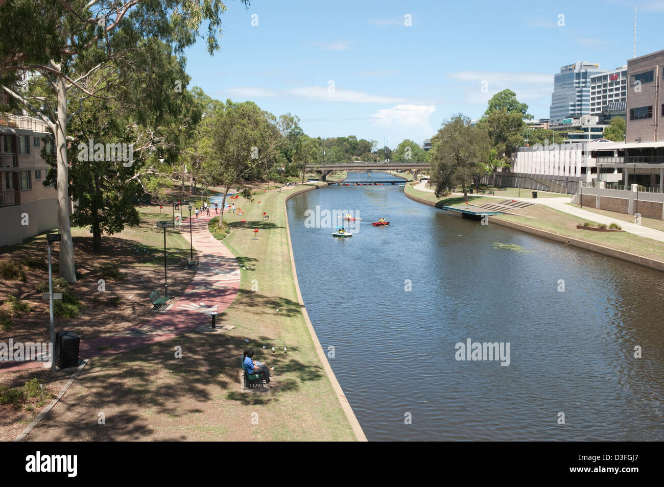 Boating on the Parramatta river Stock Photo - Alamy