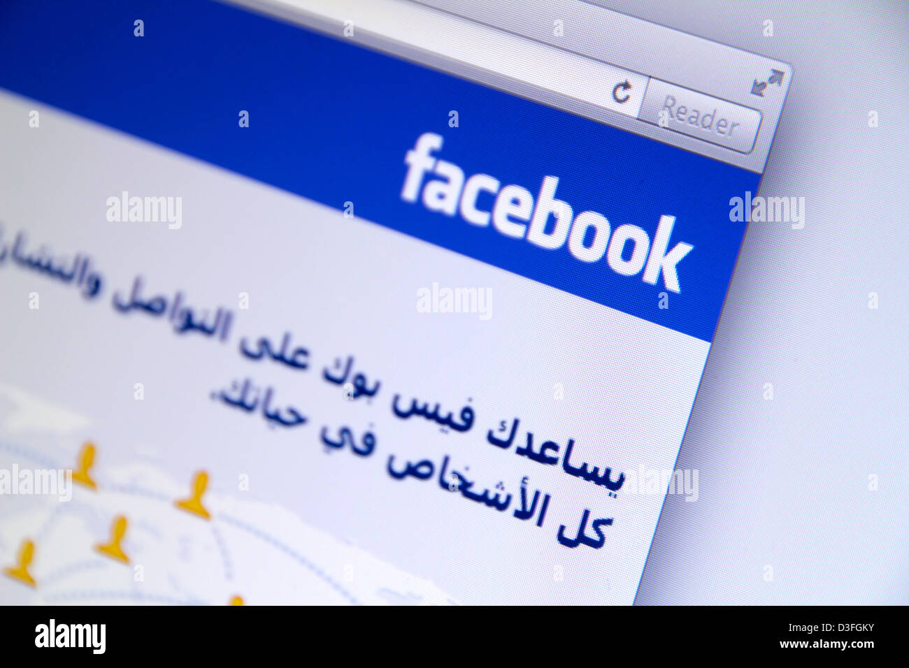 Arabic Facebook Sign-in Page used by Millions of Users Arround the ...