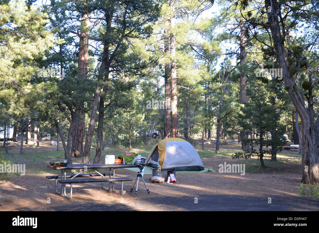Mather Campground, located in the Grand Canyon National Park, offers ...