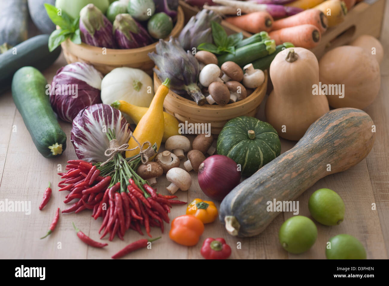 Horizontal view vegetable food hi-res stock photography and images - Alamy
