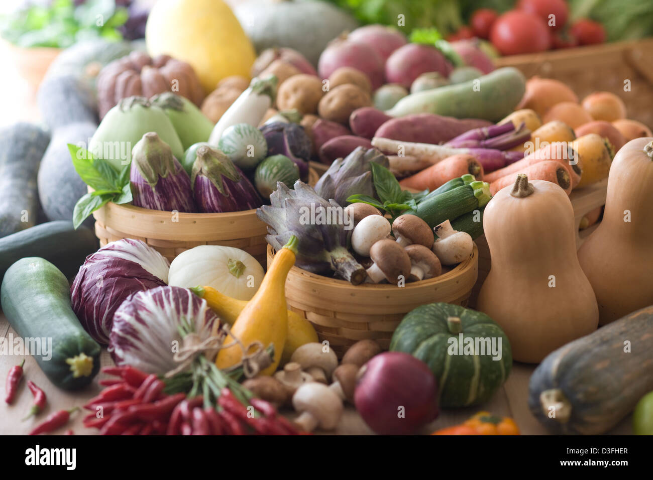 Assorted Multicolored Vegetable Stock Photo - Alamy
