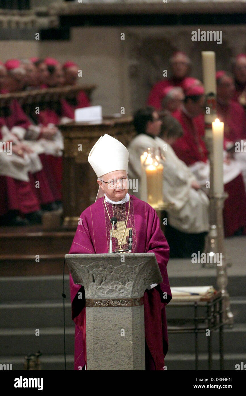 The chairman of the German Bishops Conference in Trier, the archbishop ...