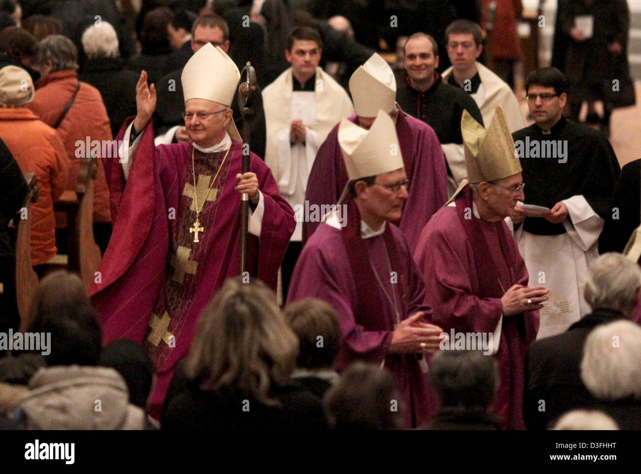 The members of the German Bishops Conference with chairman Robert ...