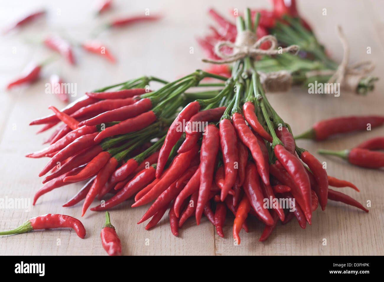 Bunch of Red Chili Pepper Stock Photo - Alamy