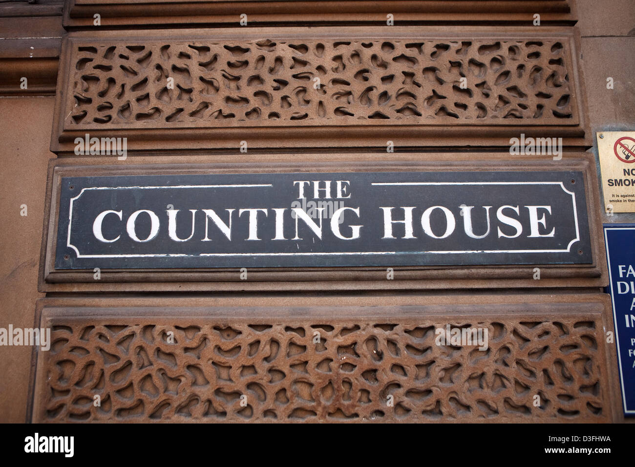 The Counting house JD Wetherspoon Public house in Glasgow Scotland ...
