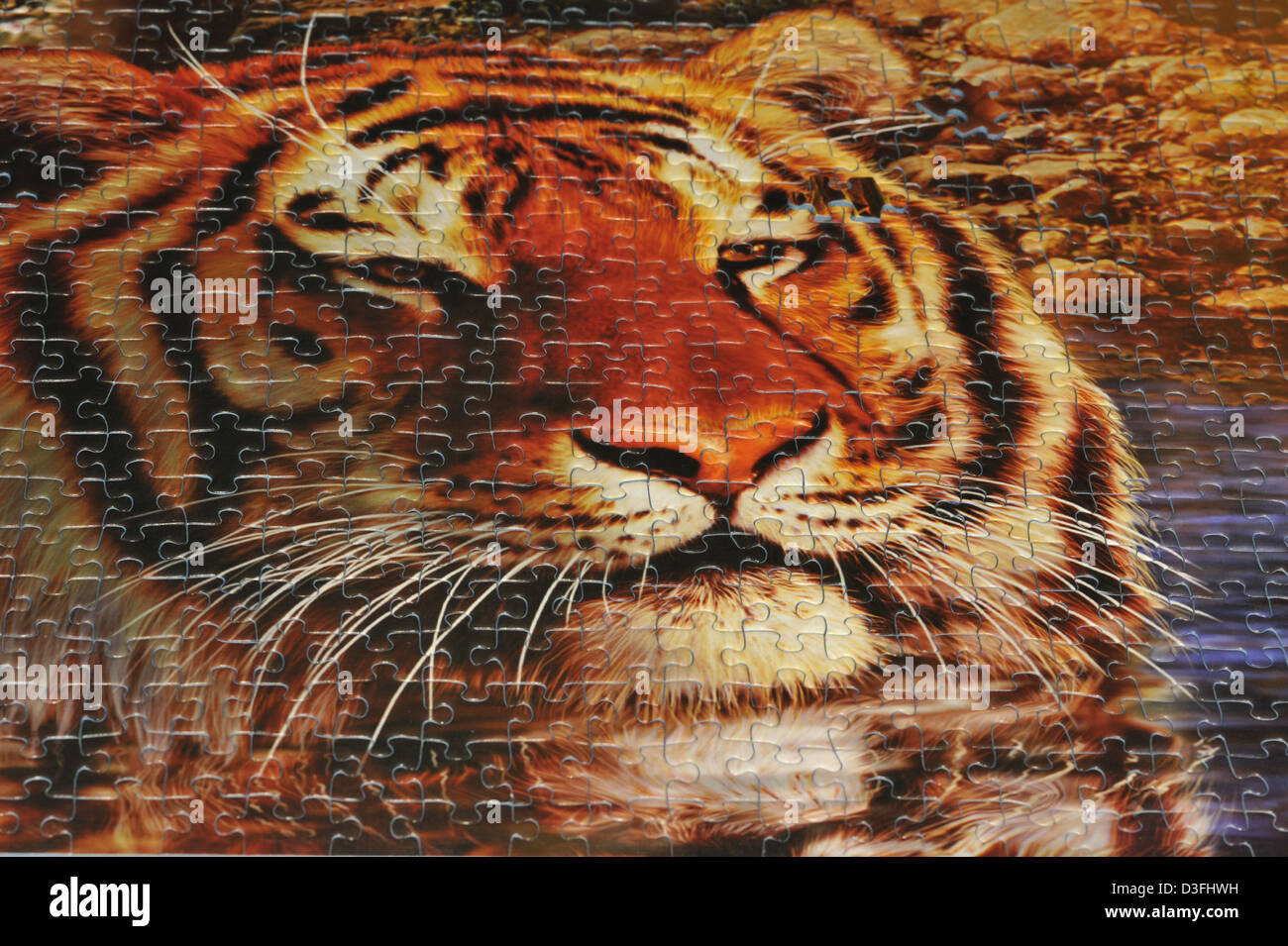puzzle of tigger Stock Photo - Alamy