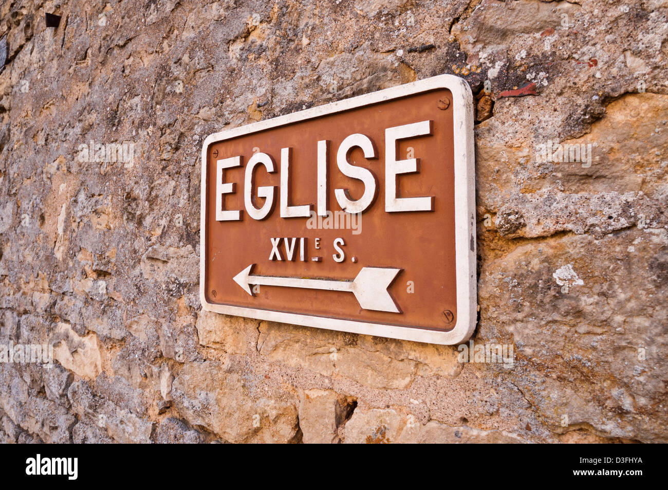 Direction Signage Inside Churches