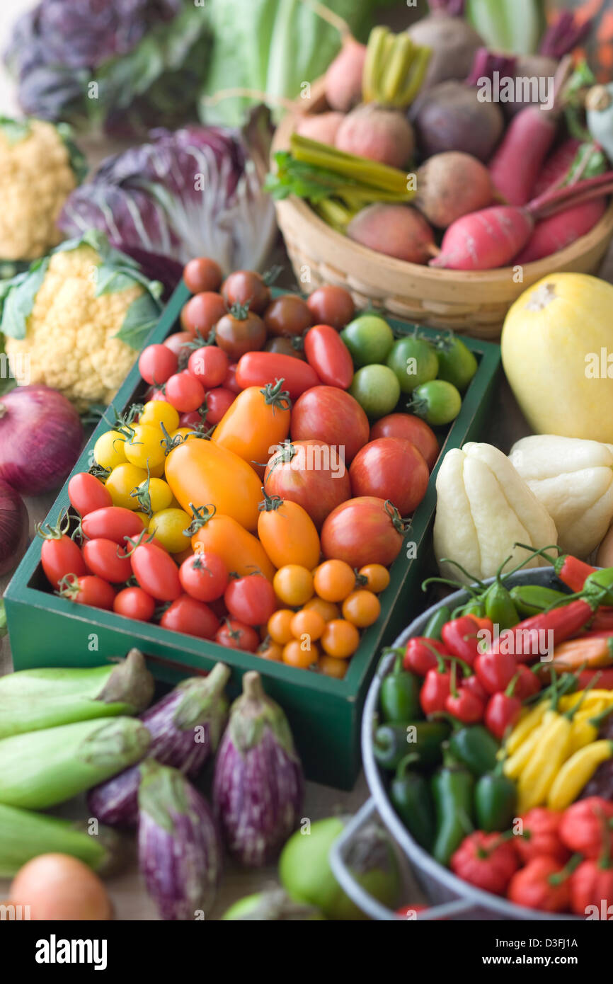 Assorted Multicolored Vegetable Stock Photo - Alamy