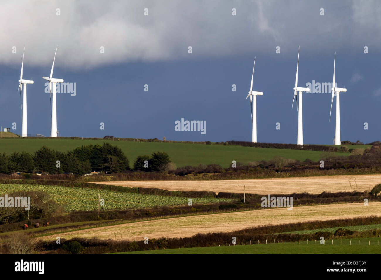 Wind generator cornwall hi-res stock photography and images - Alamy
