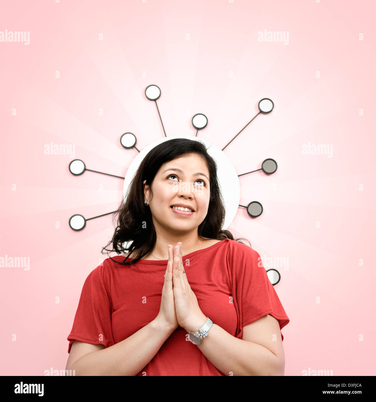 Filipino praying hi-res stock photography and images - Alamy