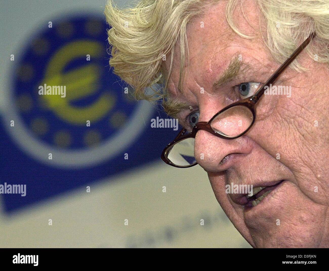 (dpa) - Wim Duisenberg, President of the European Central Bank (ECB ...