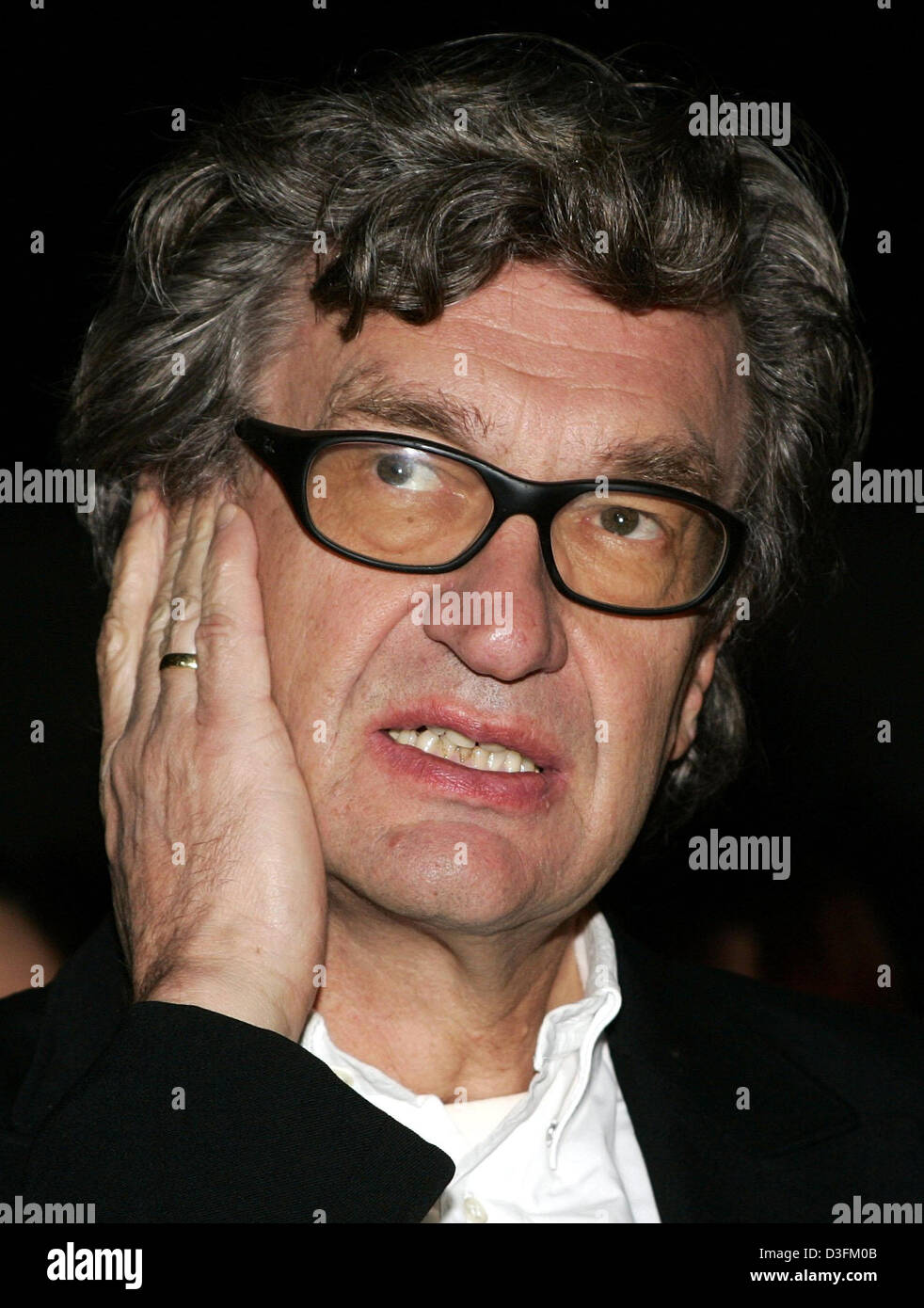 (dpa) - Famous German director Wim Wenders in a photograph taken during ...