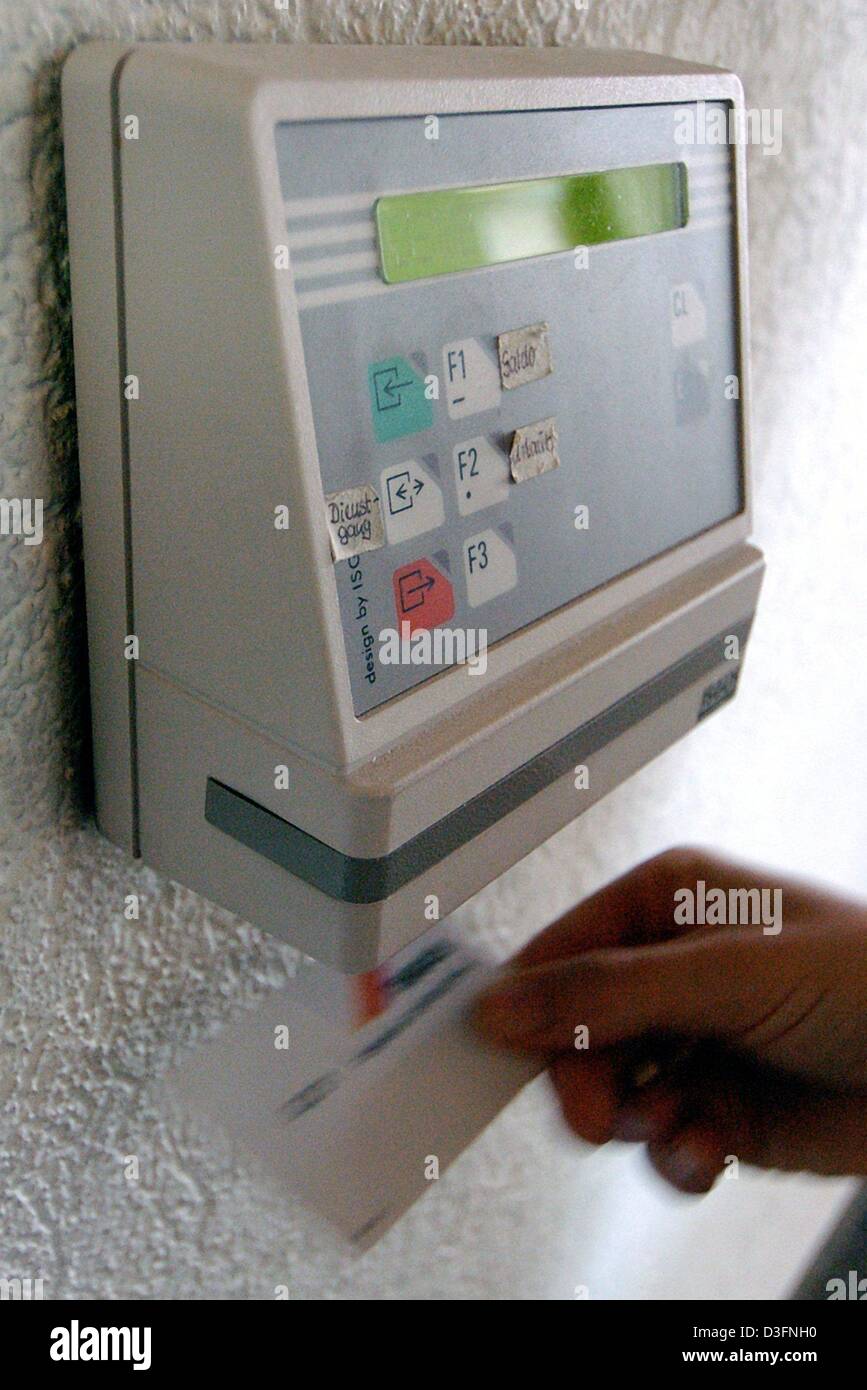 Timekeeping clock punching hi-res stock photography and images - Alamy