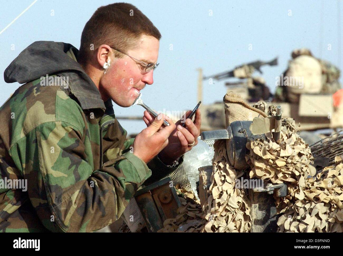 Iraq war 2003 lav tank hi-res stock photography and images - Alamy