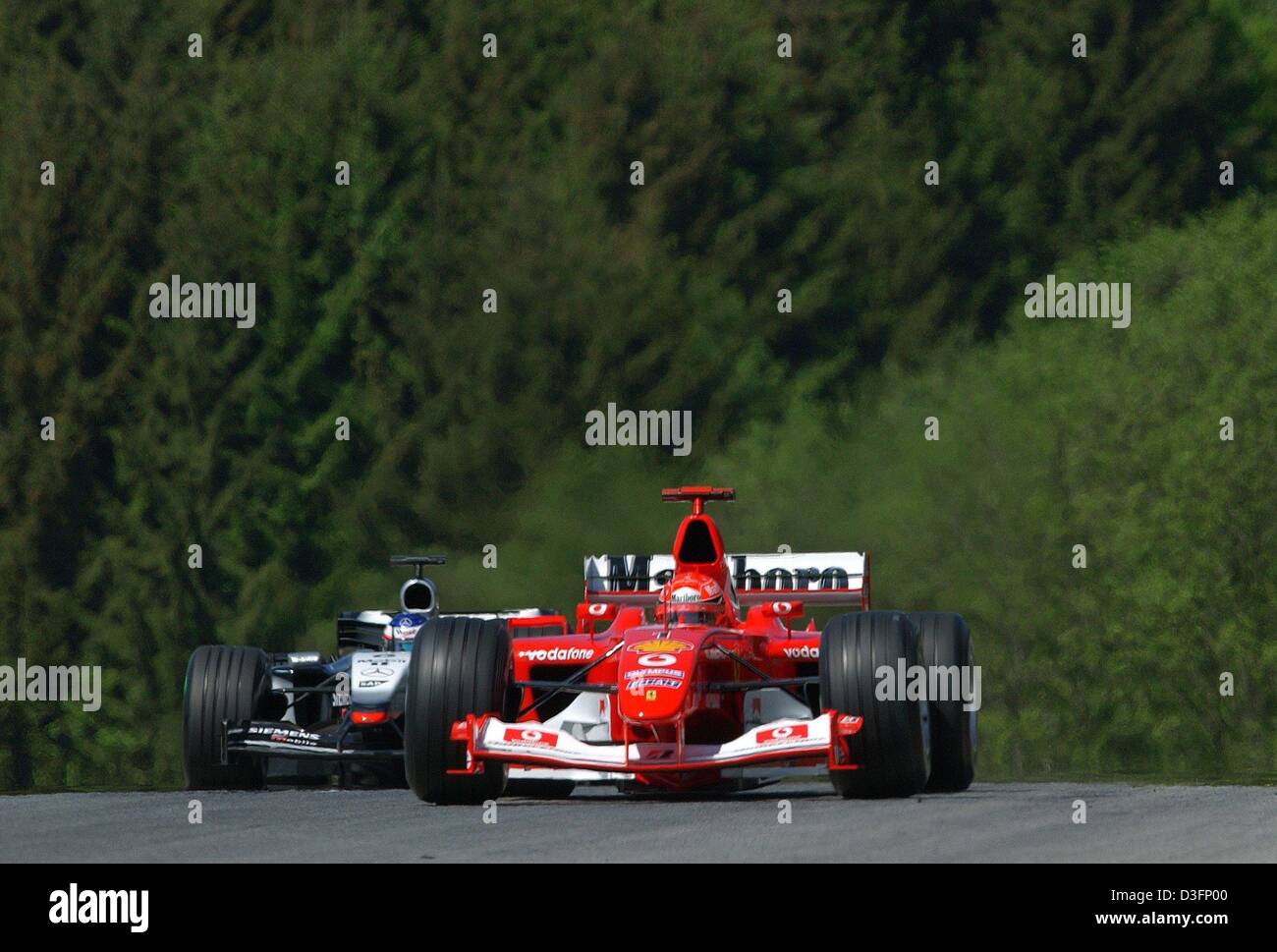 (dpa) - German formula one champion, Michael Schumacher (Ferrari ...