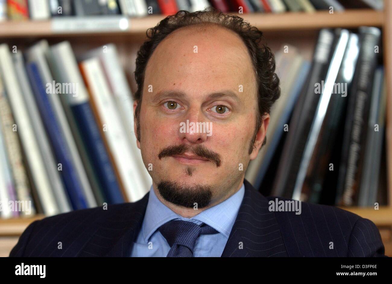 (dpa) - US writer Jeffrey Eugenides pictured at the American Academy ...