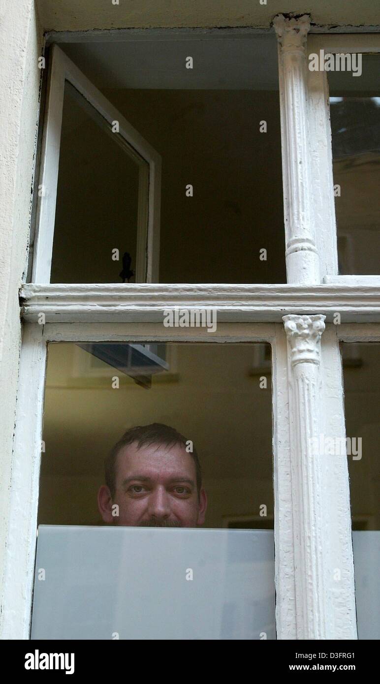 Human interest hum labour lab window glass view germany hi-res stock ...