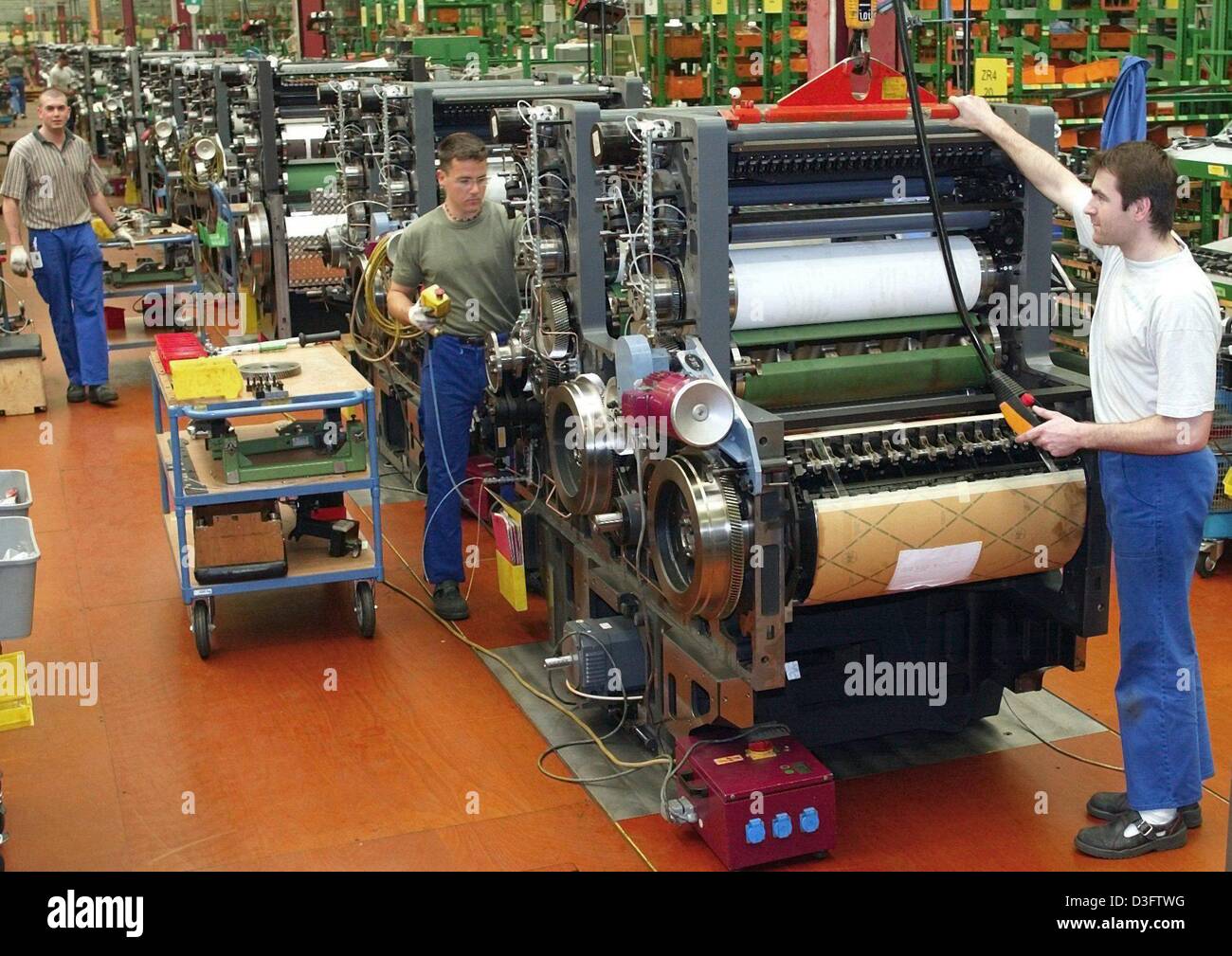 dpa Files Employees Of Heidelberger Druckmaschinen AG printing dpa-files-employees-of-heidelberger-druckmaschinen-ag-printing