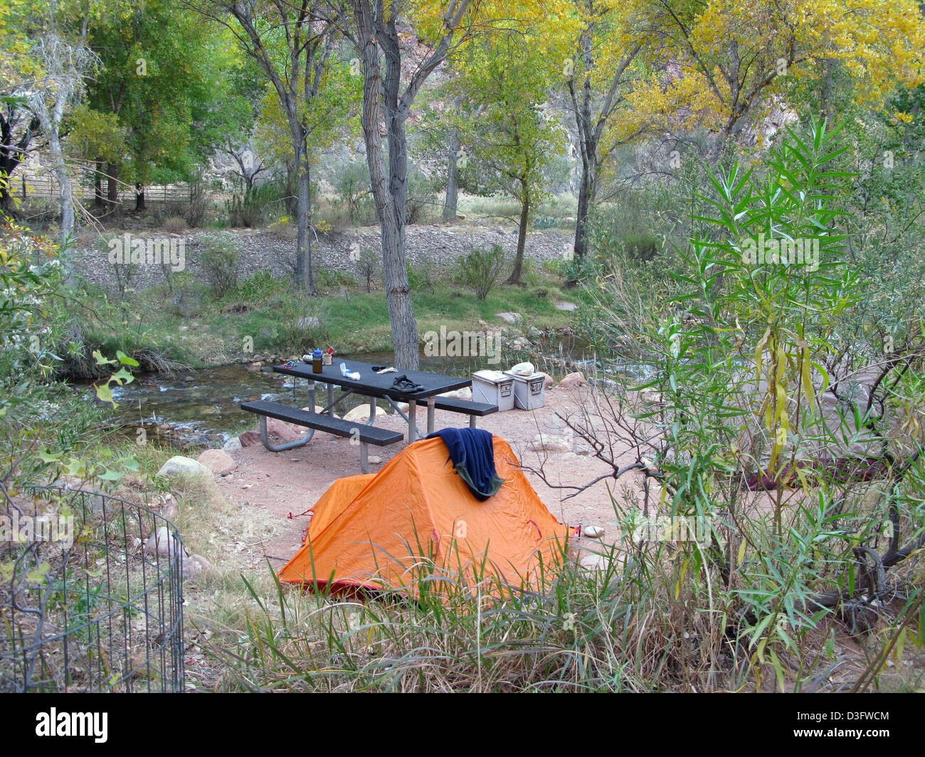 Bright Angel Campground, located in the Grand Canyon, is a popular ...