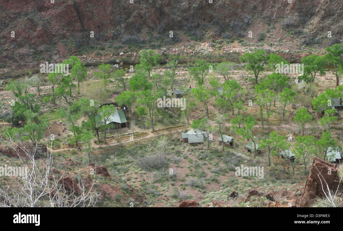 Grand Canyon: Phantom Ranch 2898 Stock Photo - Alamy