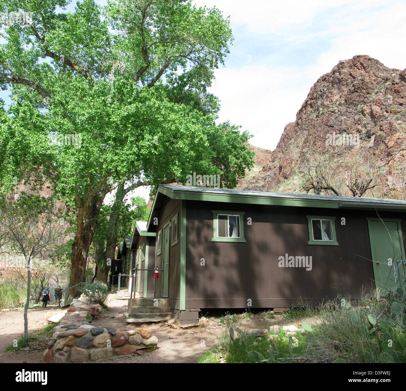 Grand Canyon: Phantom Ranch Hiker Dorms 2891 Stock Photo - Alamy