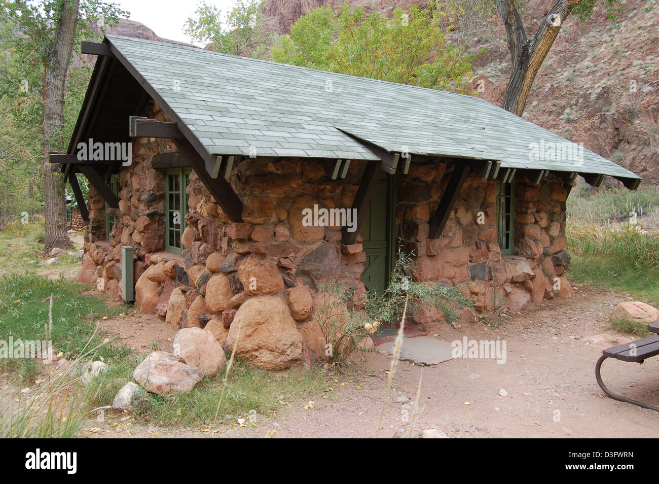 The Phantom Ranch Cabin in Grand Canyon National Park, designed by ...