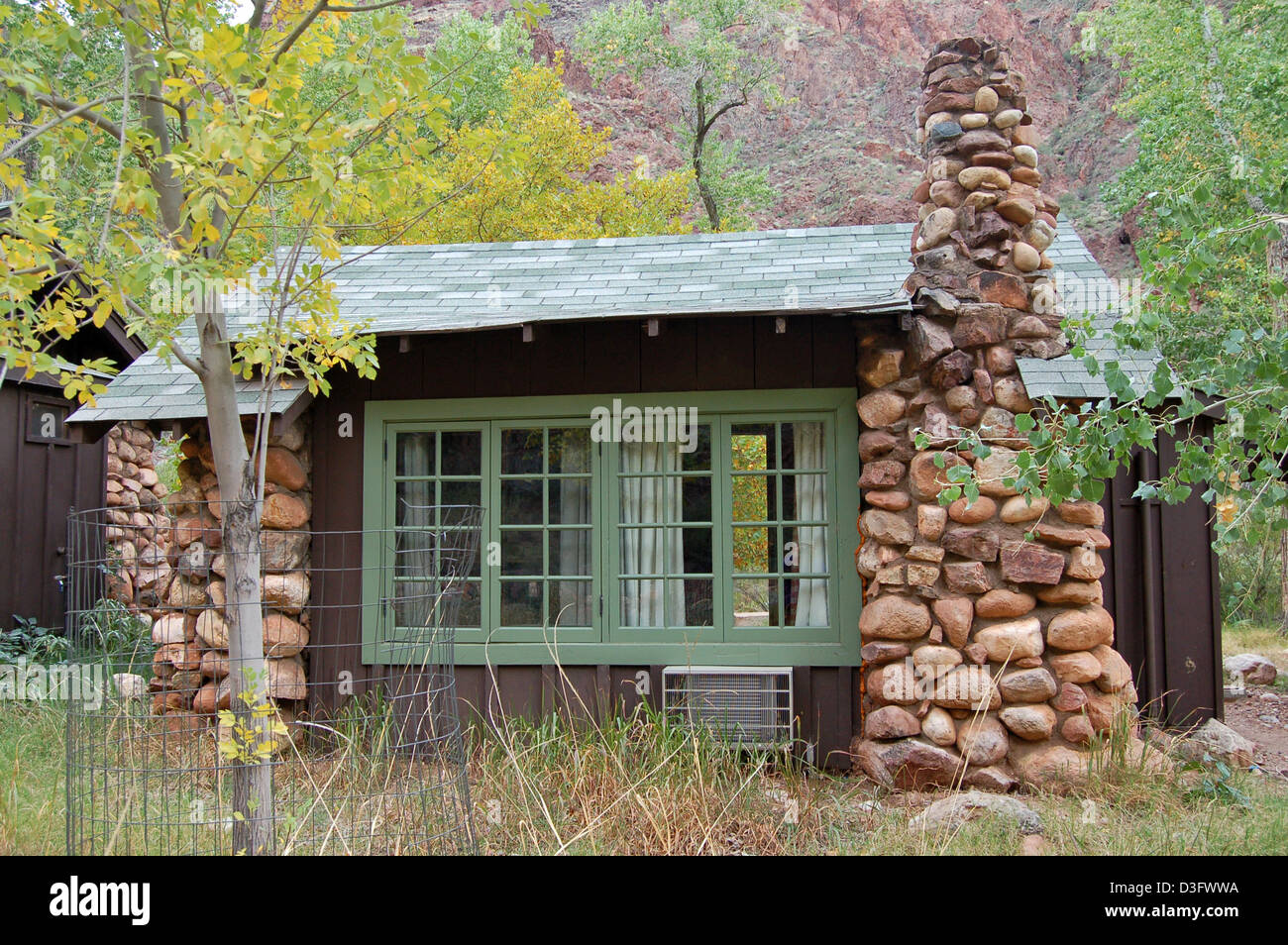 Phantom Ranch, located along the Colorado River at the base of Grand ...