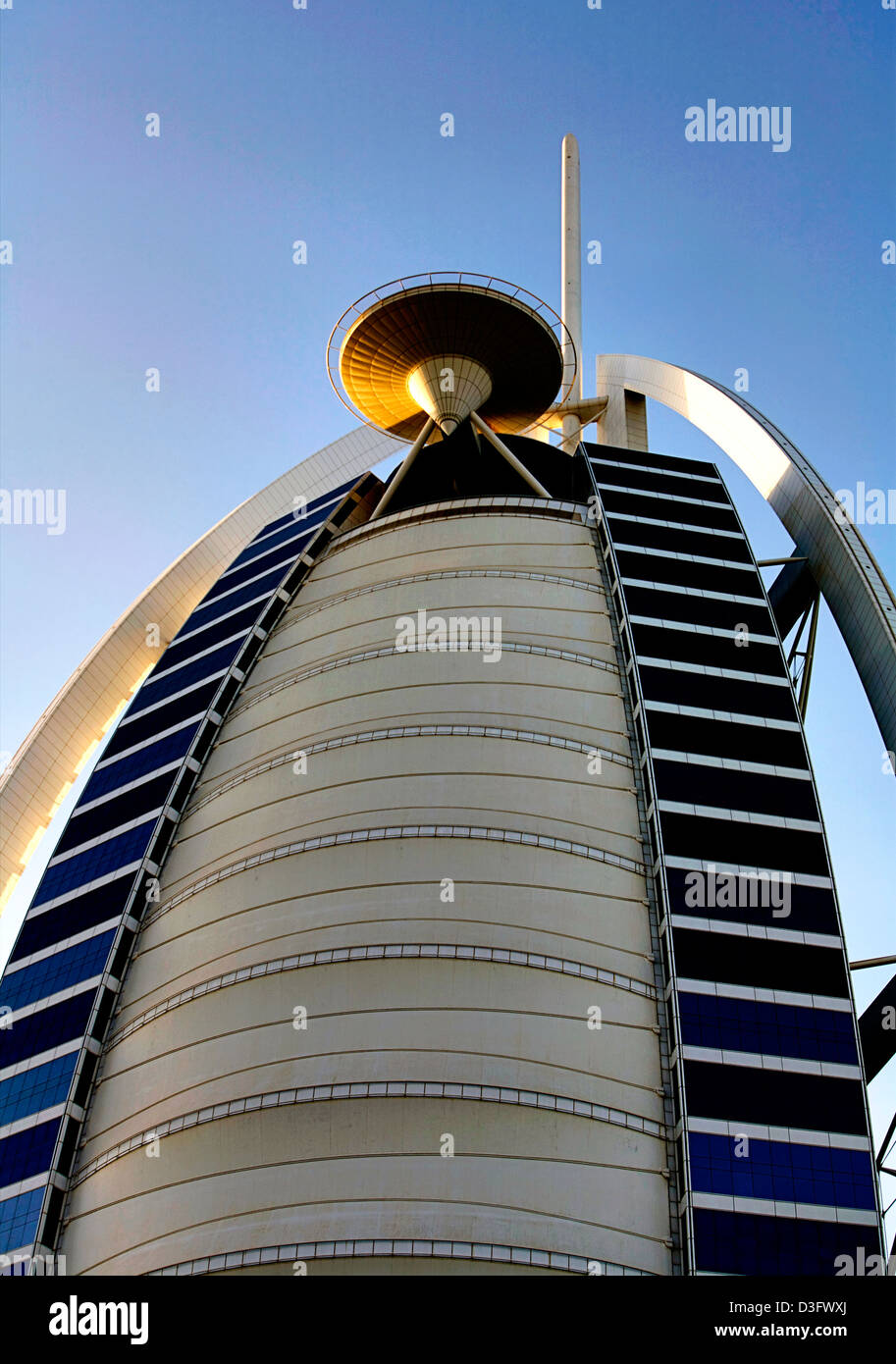 Burj Al Arab Seven Star Hotel in Dubai, UAE. Also called the "Sails in ...