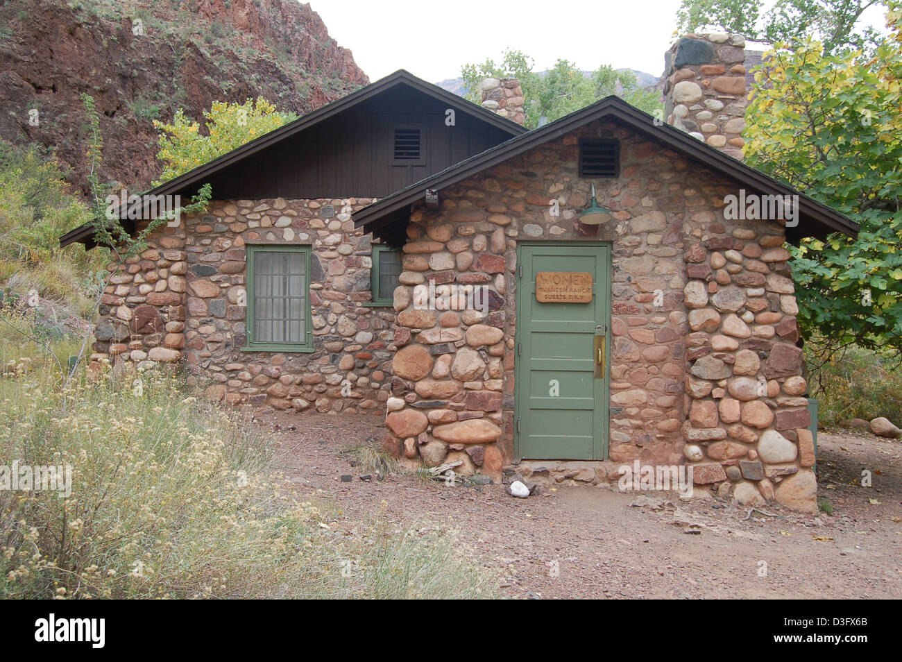 Phantom Ranch, located at the bottom of the Grand Canyon, provides ...