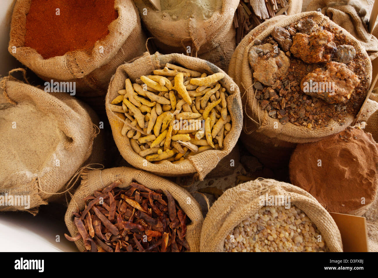 Spices depicting traditional spices used during ancient Spice Route ...