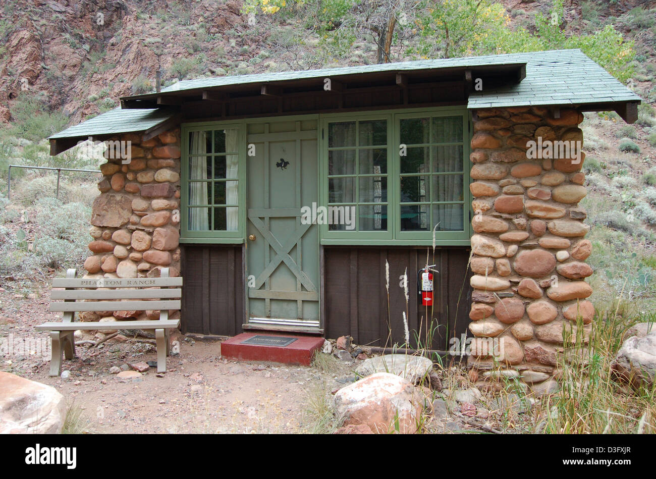 Grand canyon phantom ranch cabin hi-res stock photography and images ...