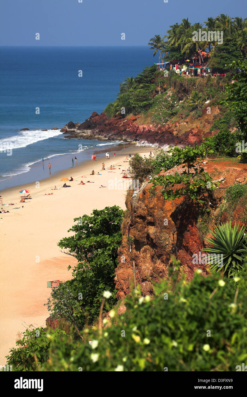 Varkala cliff hi-res stock photography and images - Alamy