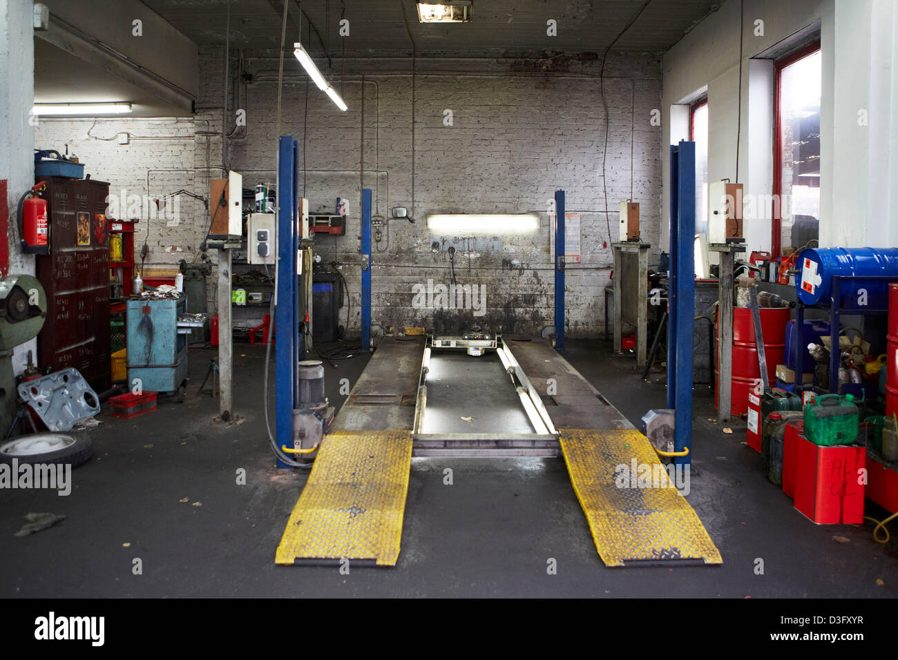 Empty Mechanic Garage