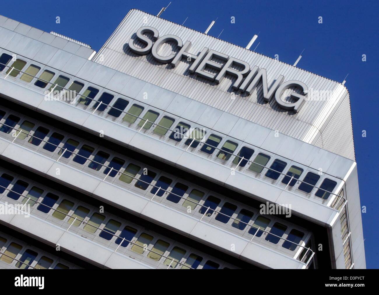 (dpa) - The logo of the pharmaceutical company Schering, pictured on ...