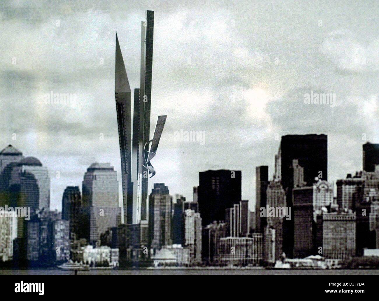 (dpa) - An animation of US architect Daniel Libeskind shows the design ...