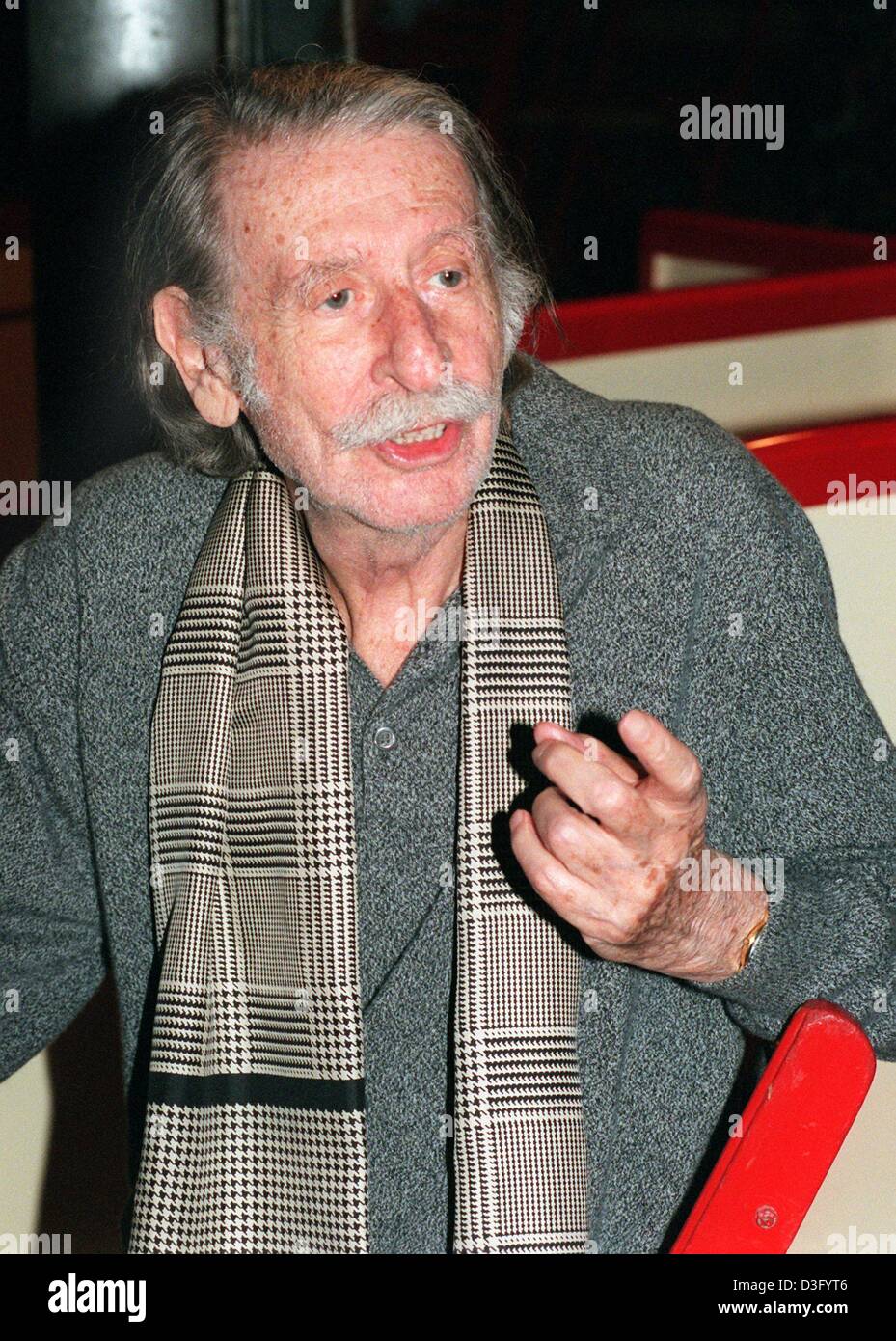 (dpa files) - George Tabori, British author and director, pictured in ...