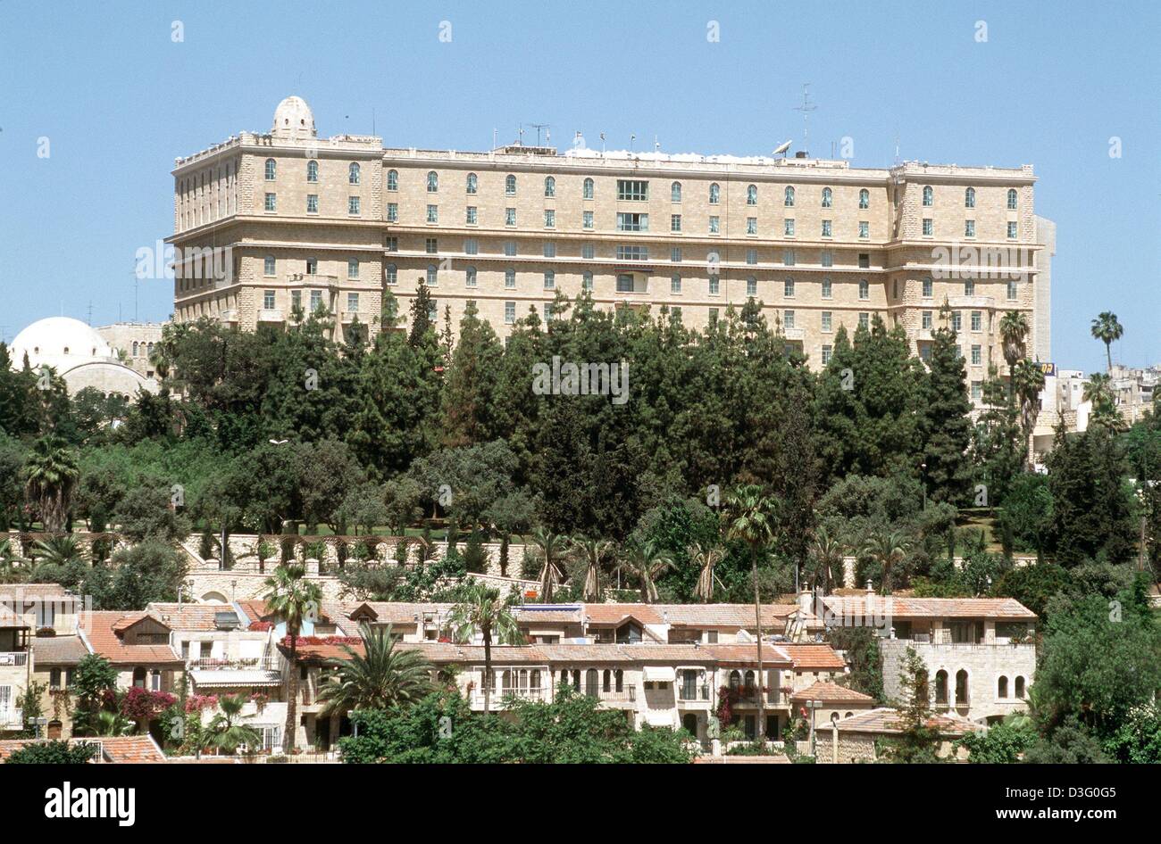 (dpa files) - A view of the King David Hotel, one of the best hotels in ...