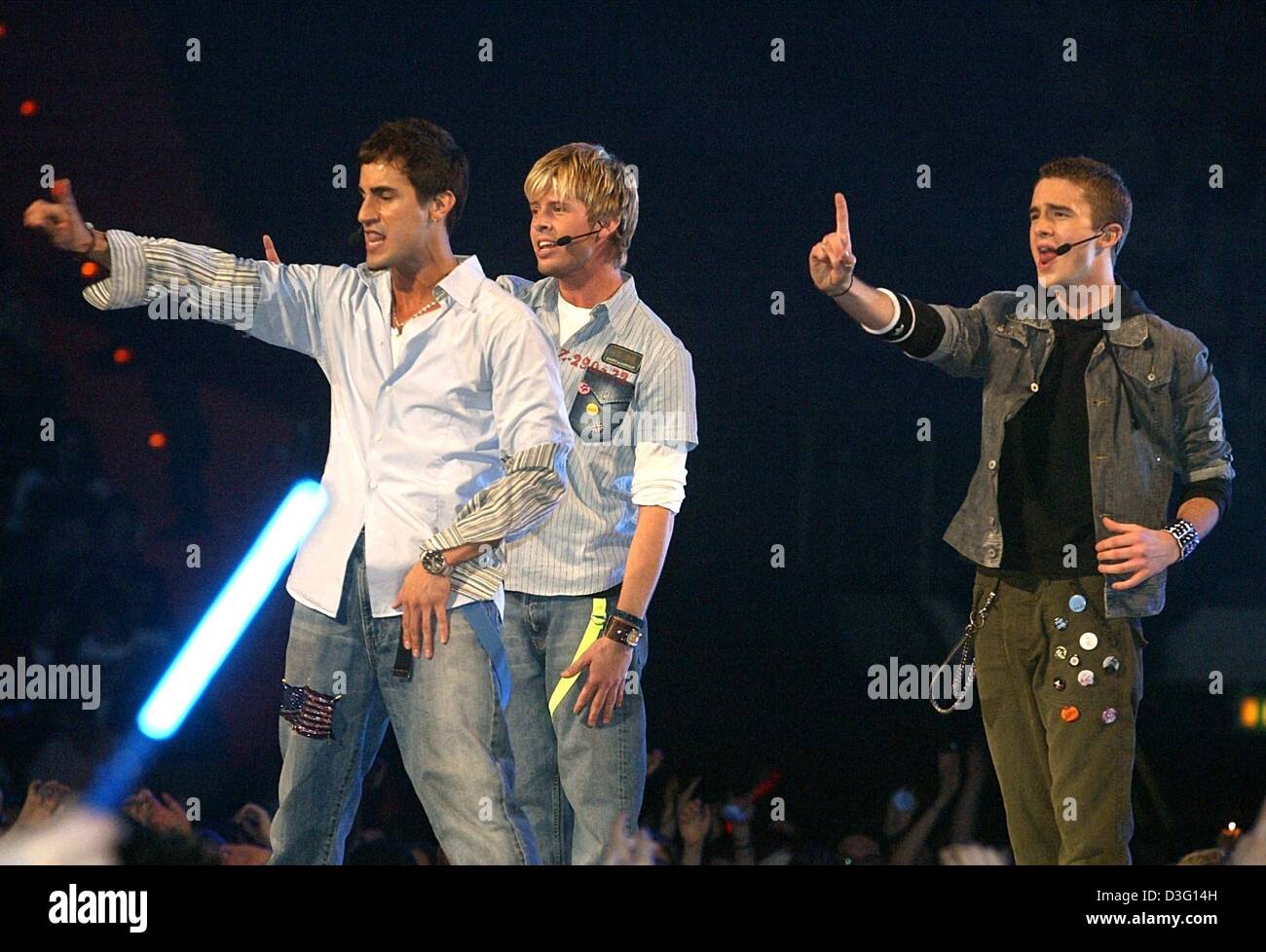 Arts culture entertainment ace music celebrities boyband gesture on ...