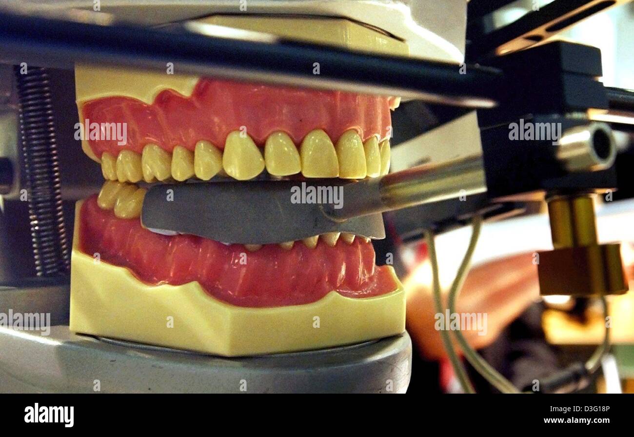(dpa) - A Cadiax Compact scanner, a dental scanner manufactured by ...